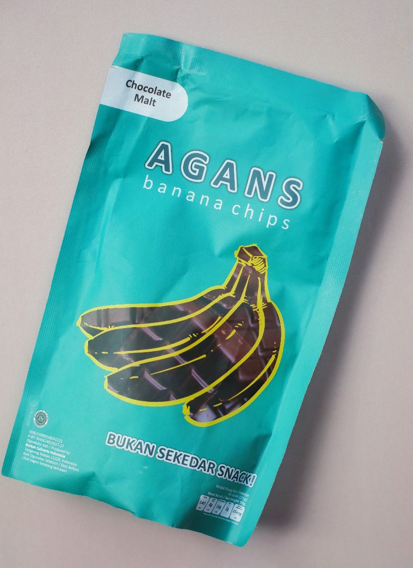 Agans Banana Chips Chocolate Malt - Cerita Camilan